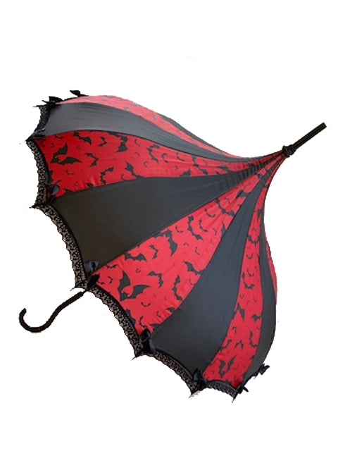 Black/Red Bat Carousel Umbrella – Hot Rock Hollywood
