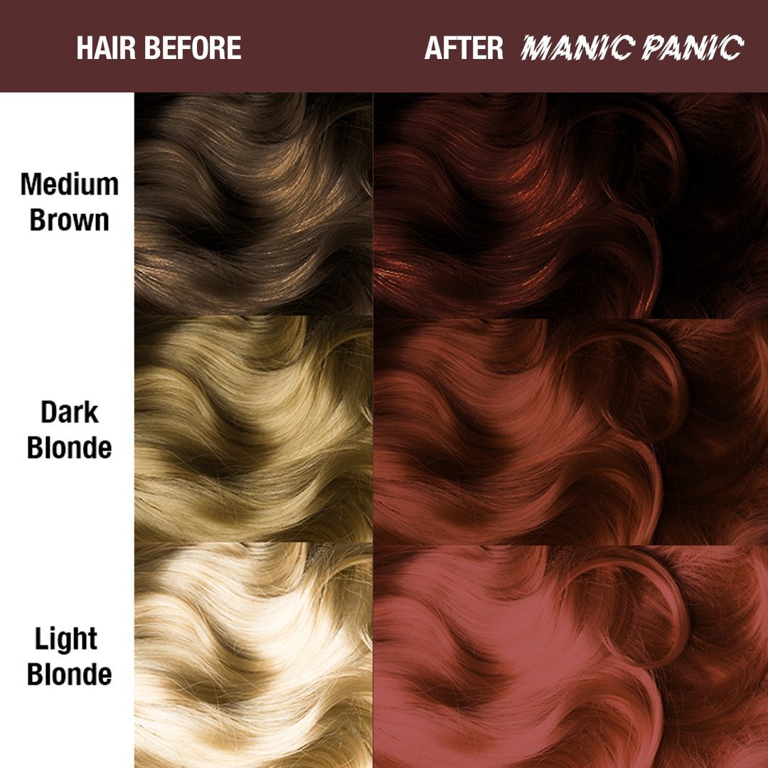 manic panic shades chart